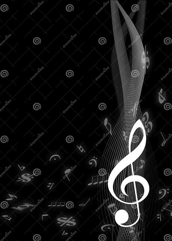 Basic music theme template stock illustration. Illustration of template ...
