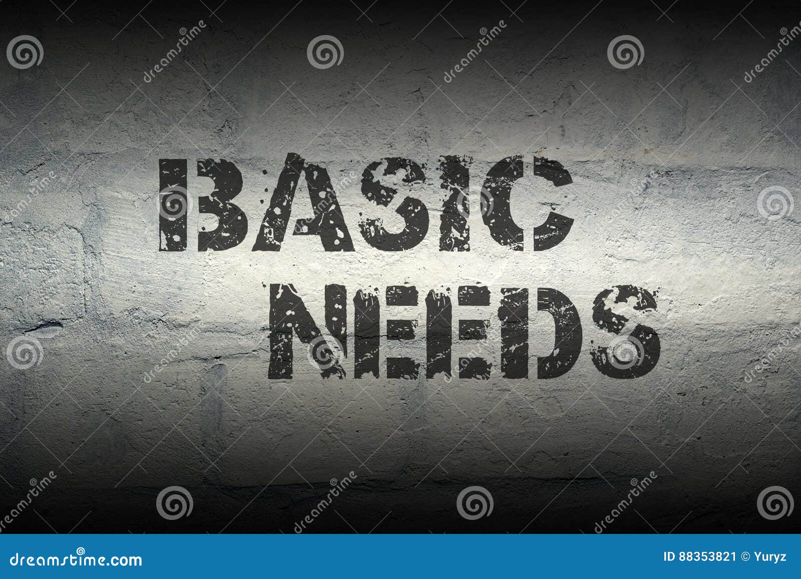Basic needs gr stock image. Image of grunge, basic, print - 88353821