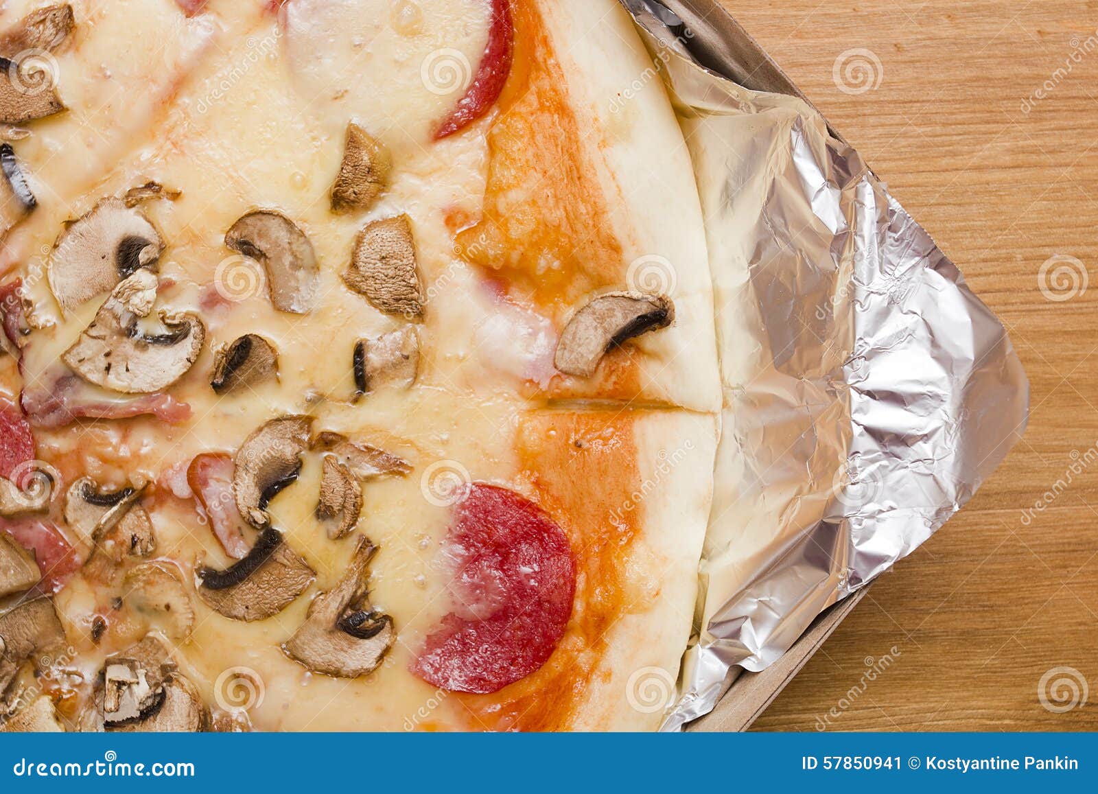 Basic pizza toppings stock image. Image of dough, baked - 57850941