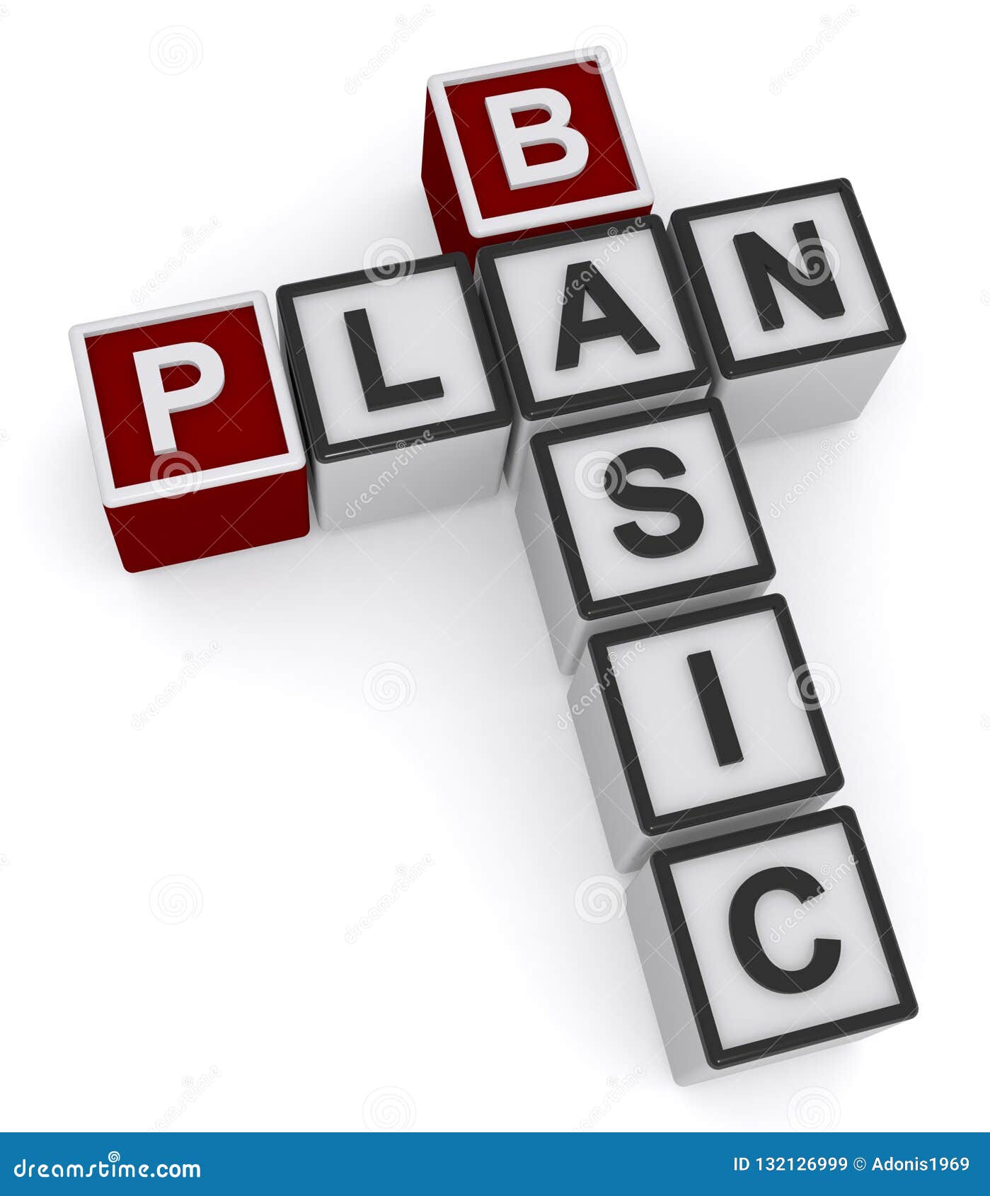 Basic Plan Blocks stock illustration. Illustration of services - 132126999