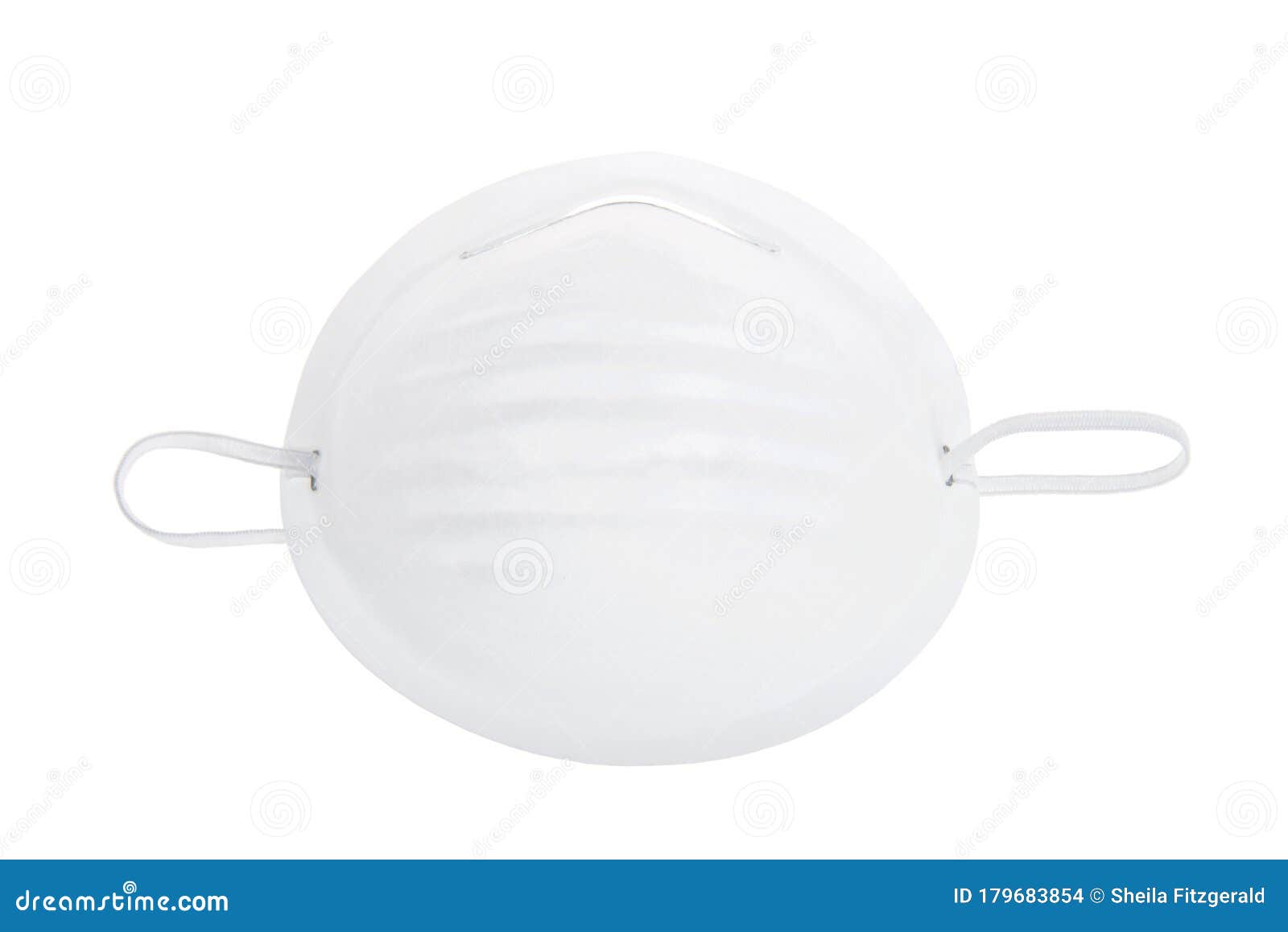 Basic Protective Face Mask for Dust, Not Medical Grade Stock Photo ...