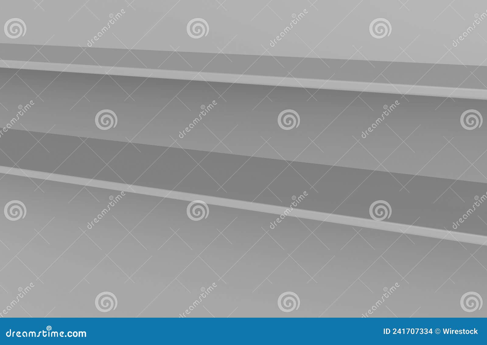 Basic Rack White Double Floor 3d Illustration Stock Illustration ...
