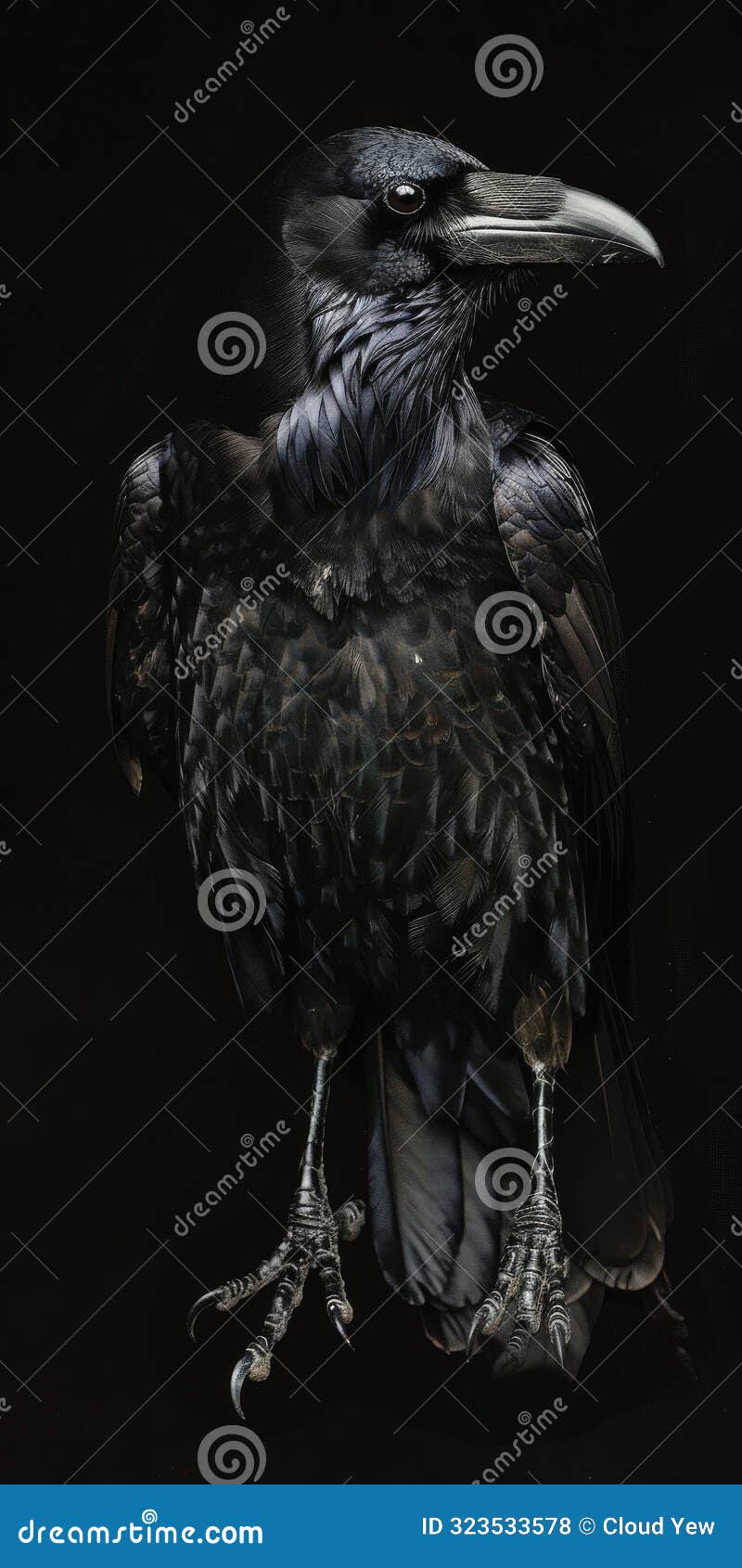 Basic Raven Props for Halloween Ambiance Stock Illustration ...