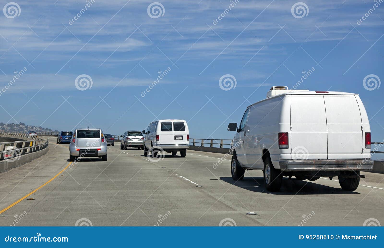 Basic Rear View Highway Traffic Stock Photo - Image of basic, view ...