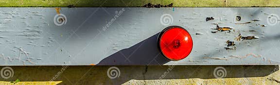 Basic Red Alarm Light, Security System for Safety Stock Image - Image ...