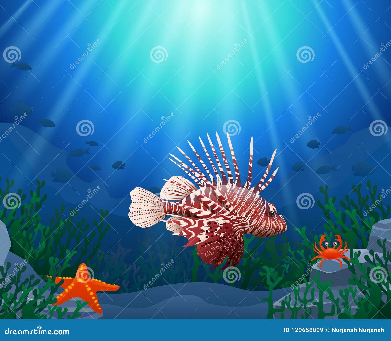 Lionfish Cartoons, Illustrations & Vector Stock Images - 2954 Pictures ...