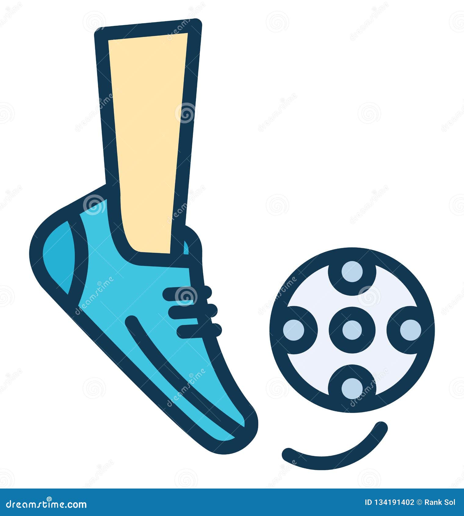 Football Hit Vector that Can Be Easily Modified or Edit Stock Vector ...