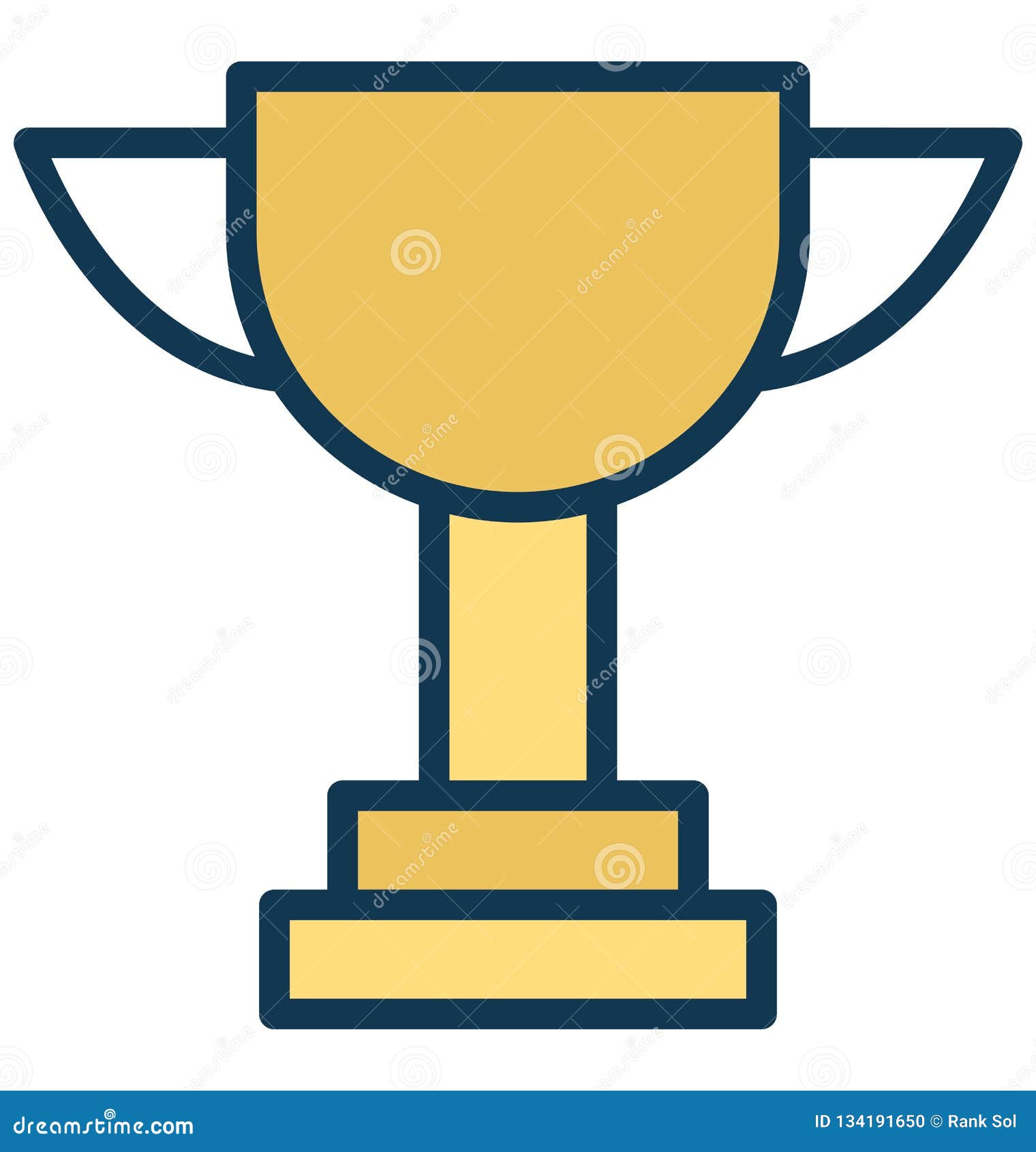 Trophy Vector that Can Be Easily Modified or Edit Stock Vector ...