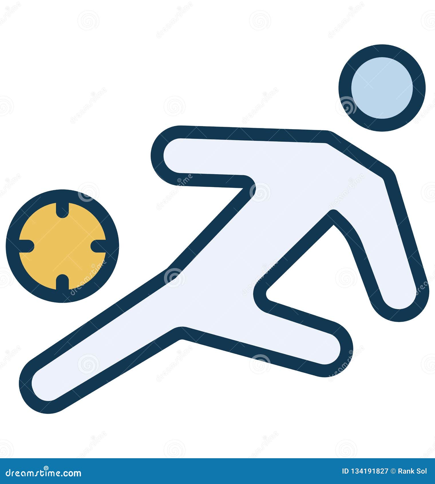 Football Hit Vector that Can Be Easily Modified or Edit Stock Vector ...