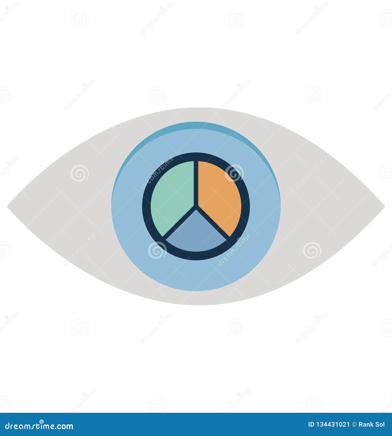 Graph Visibility Color Isolated Vector Icon that Can Be Easily Modified ...