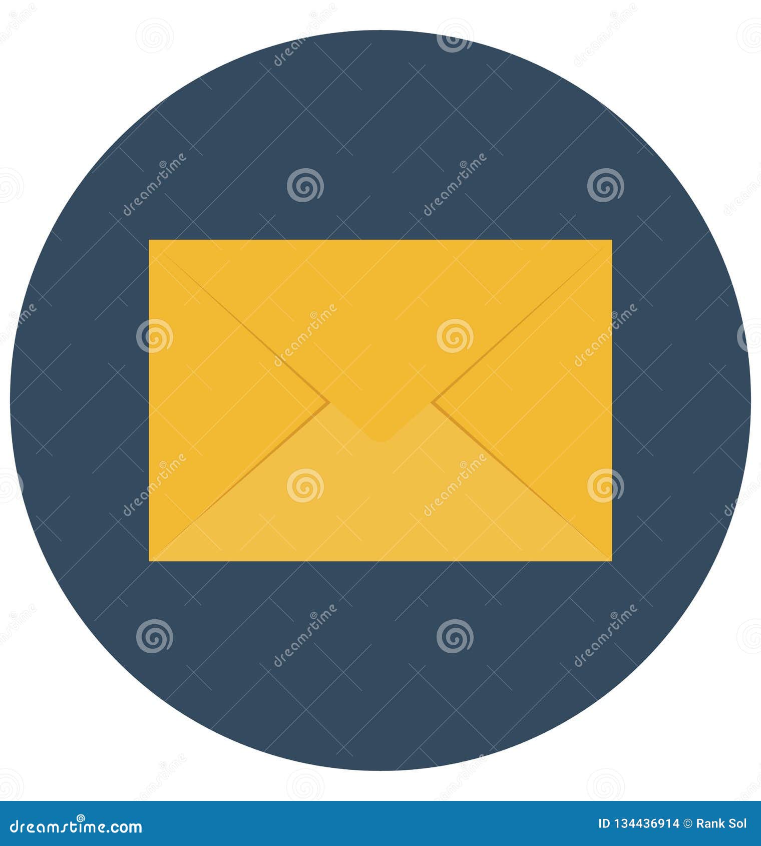 Email Color Isolated Vector Icon that Can Be Easily Modified or Edit ...