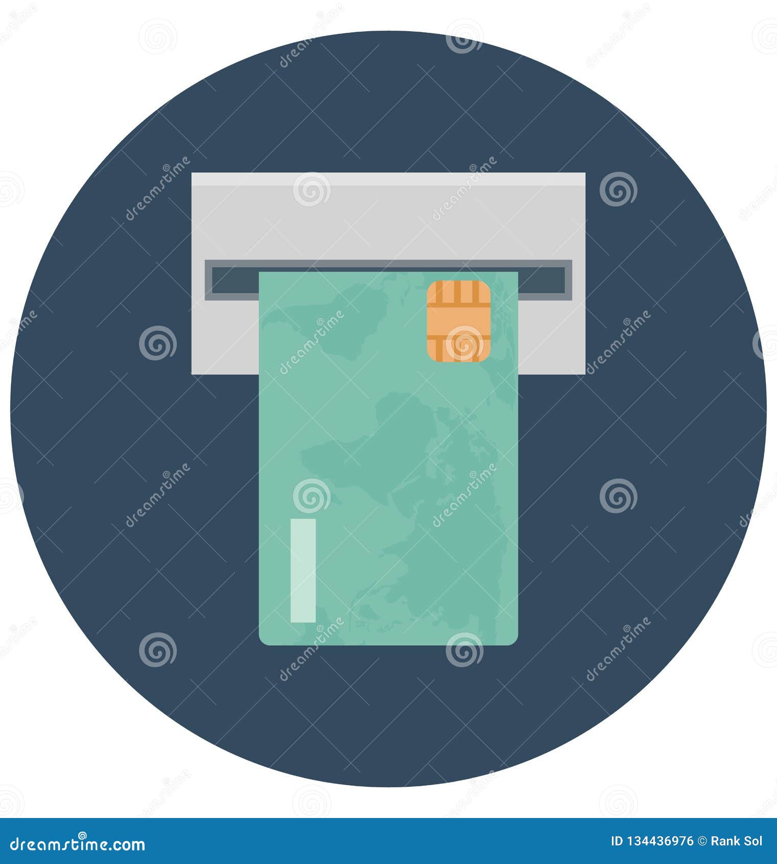 Insert Card Color Isolated Vector Icon that Can Be Easily Modified or ...
