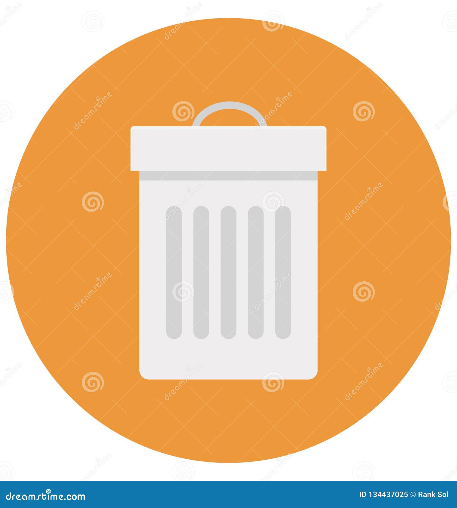 Dustbin Color Isolated Vector Icon that Can Be Easily Modified or Edit ...