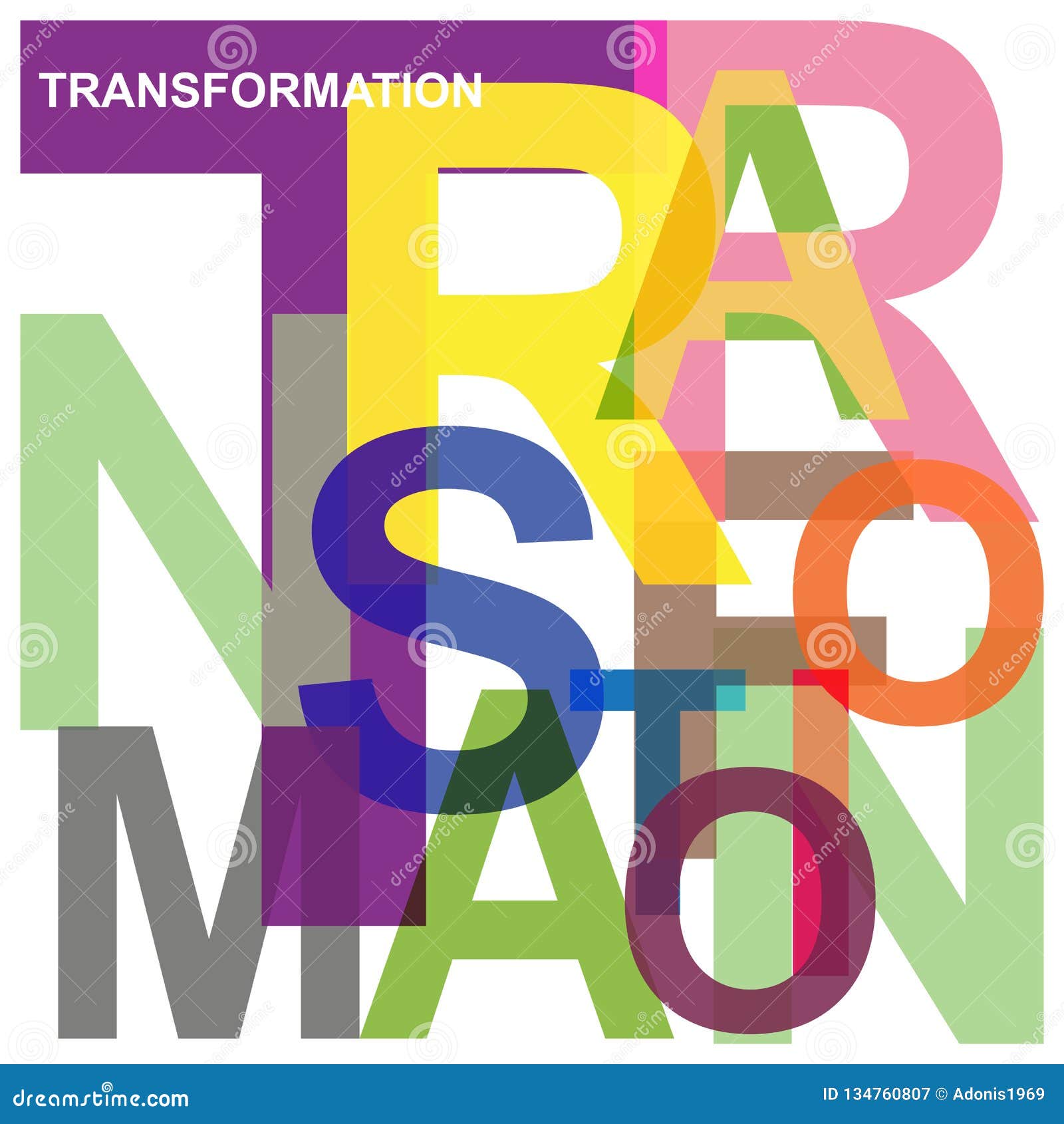 Transformation Illustration Stock Illustration - Illustration of ...