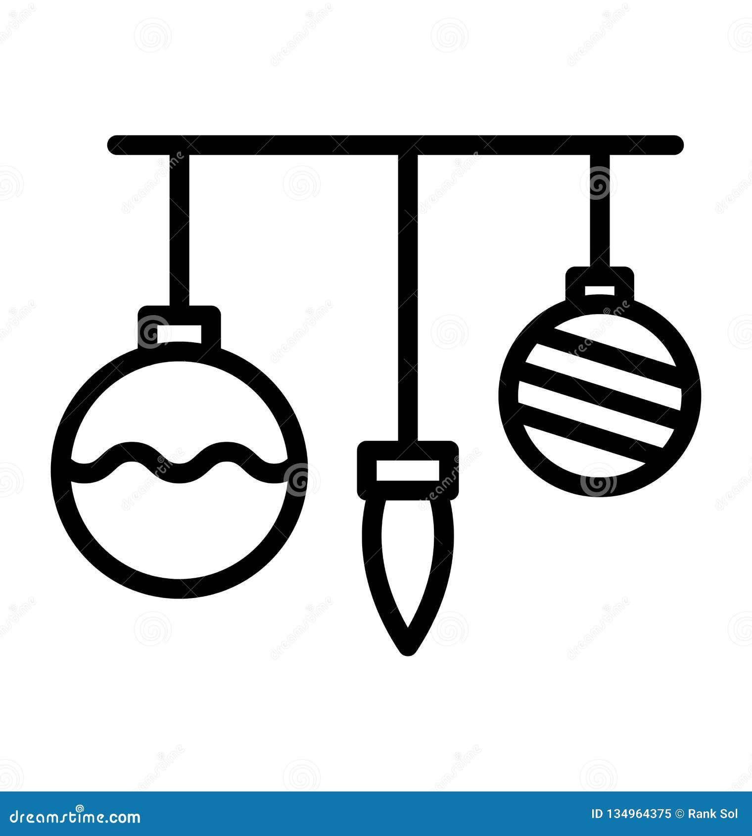 Bauble Isolated Vector Icon that Can Be Easily Modified or Edit in Any ...