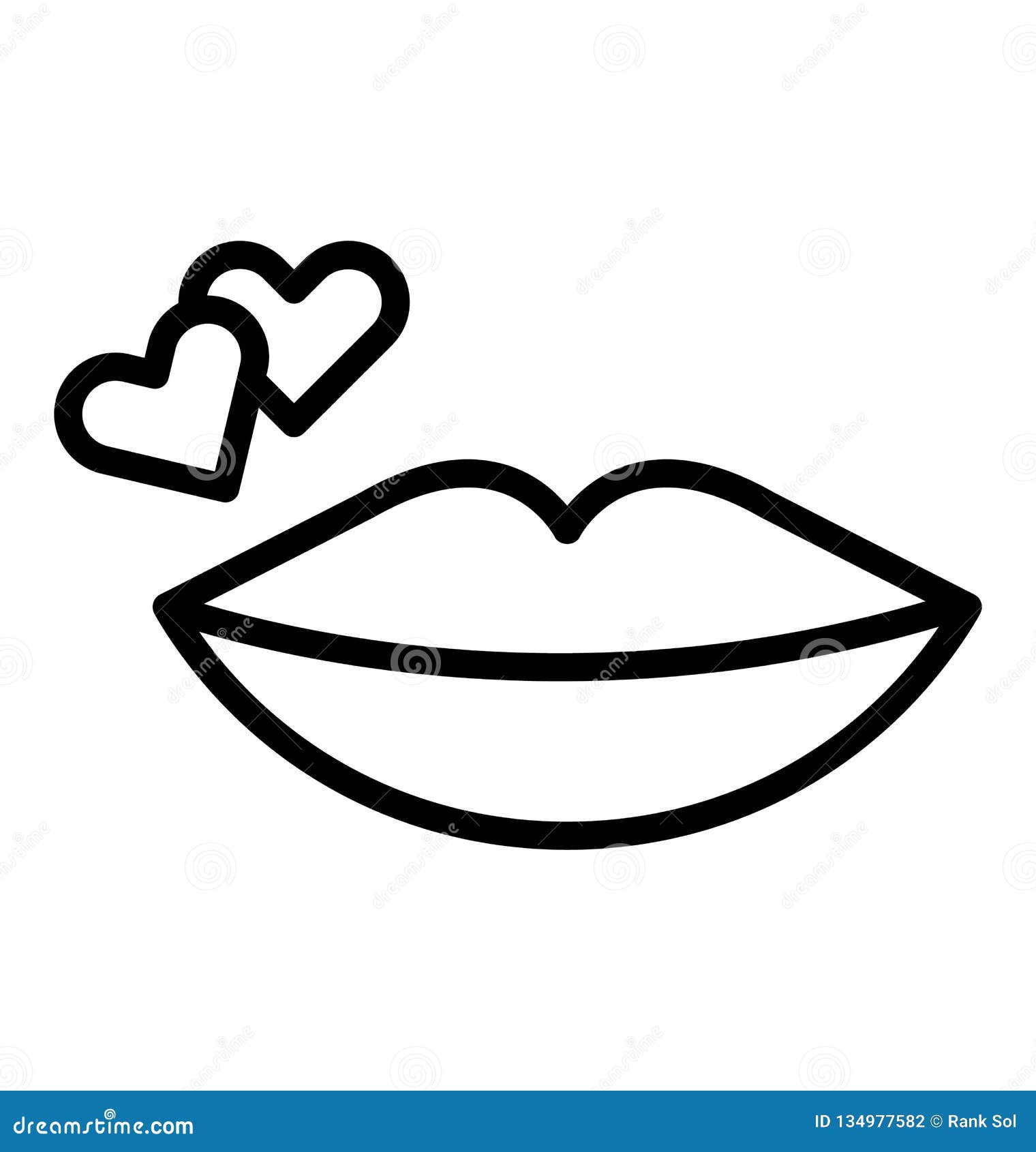 Anatomy Of Lips With Detailed Labeled Parts Description Vector ...