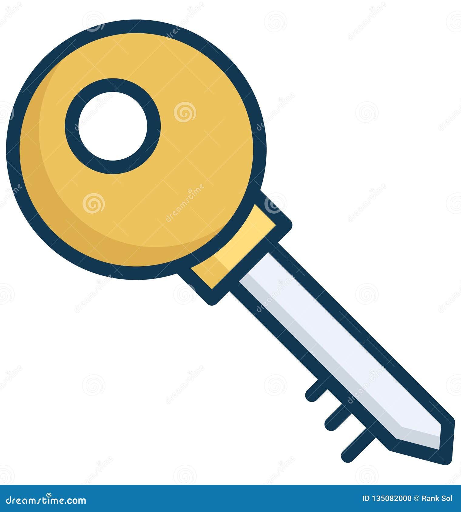 Key, Password Isolated Vector Icon that Can Be Easily Modified or Edit ...