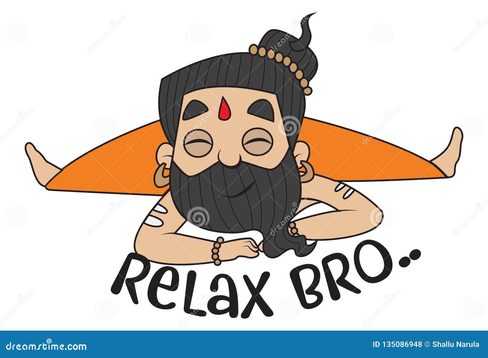 Sadhu Baba Clipart Free