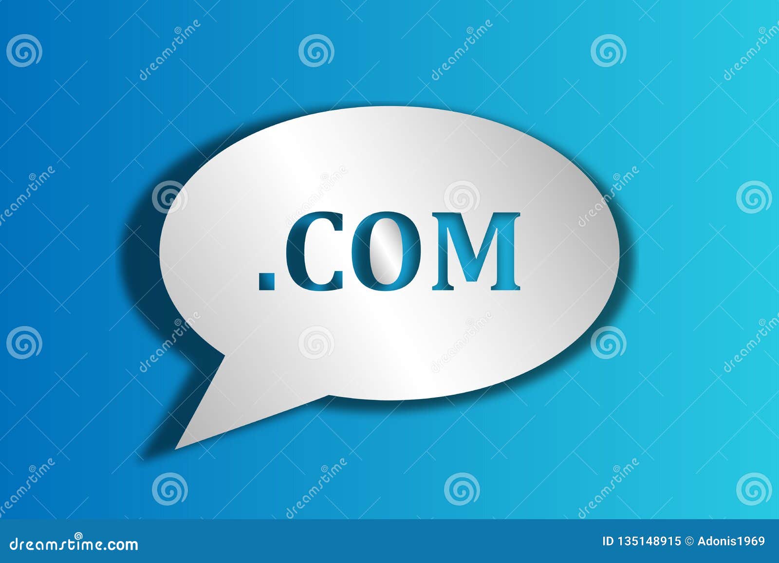 Dot com illustration stock illustration. Illustration of thought ...