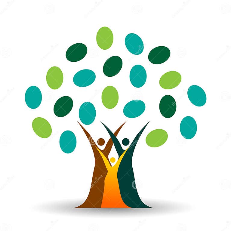 Family Tree Logo, Family, Parent, Kids,green Love, Parenting, Care ...