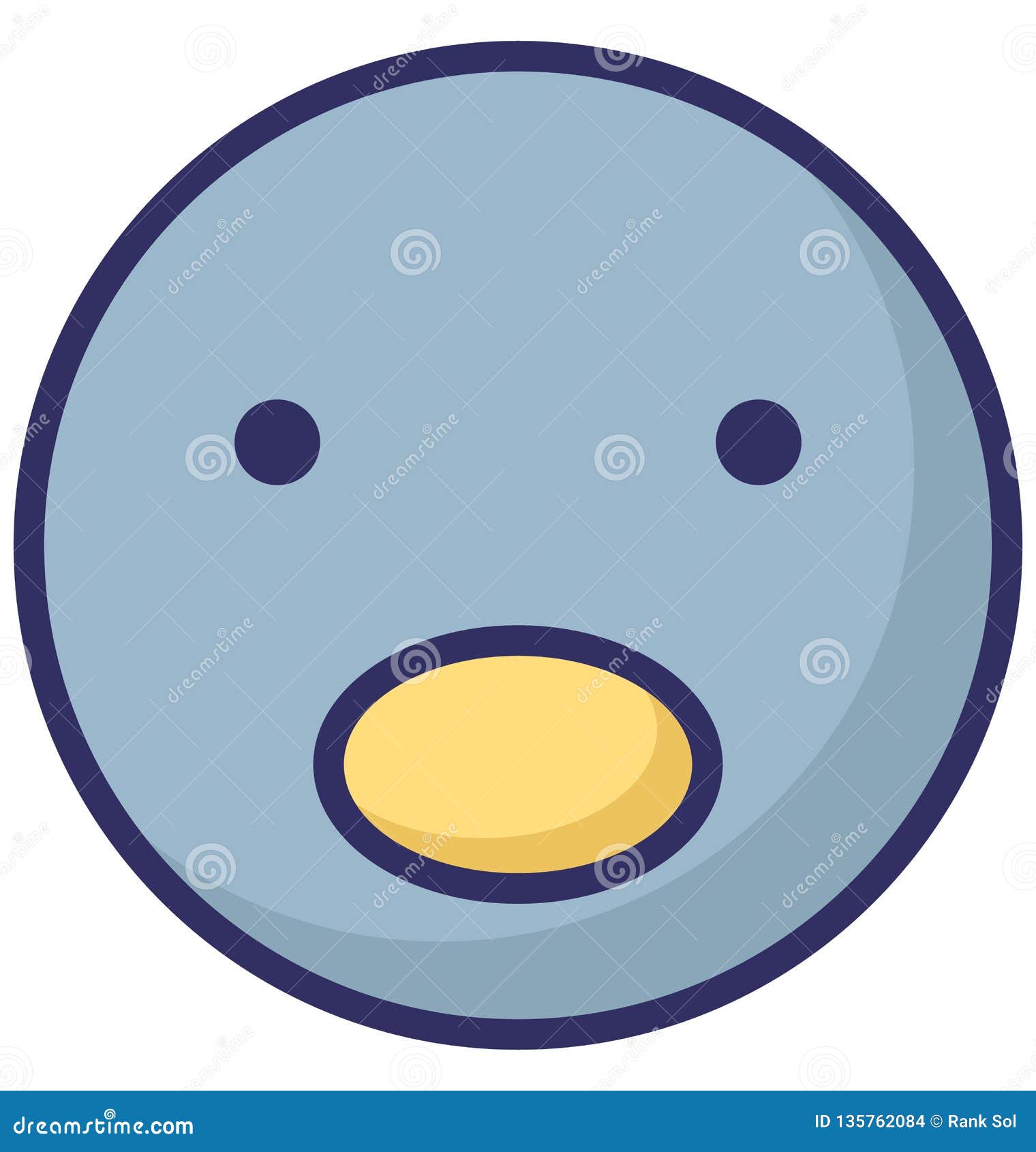 Surprised, Emoticons Vector Isolated Icon Which Can Easily Modify Or ...