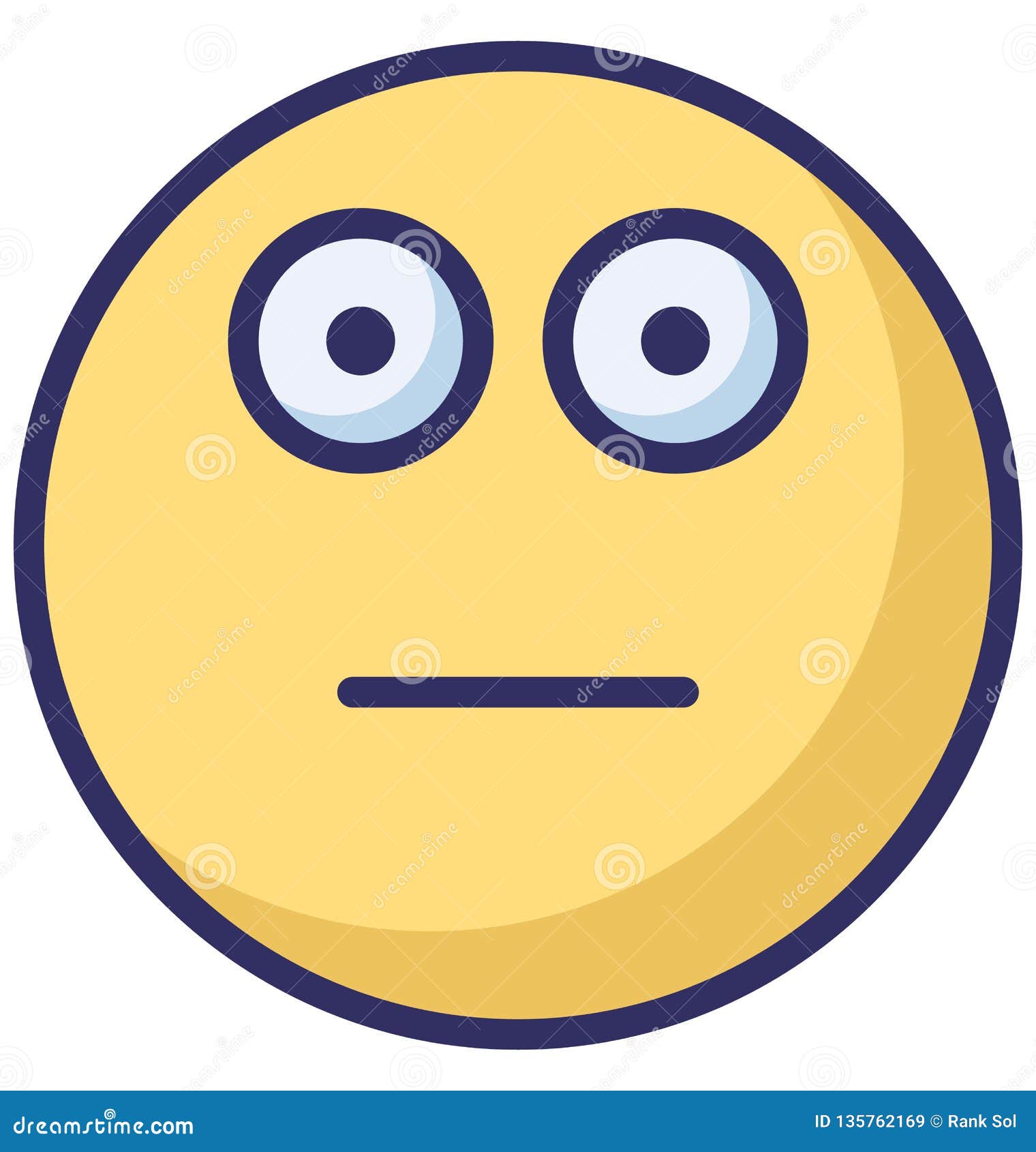 Dull, Emoticons Vector Isolated Icon Which Can Easily Modify or Edit ...