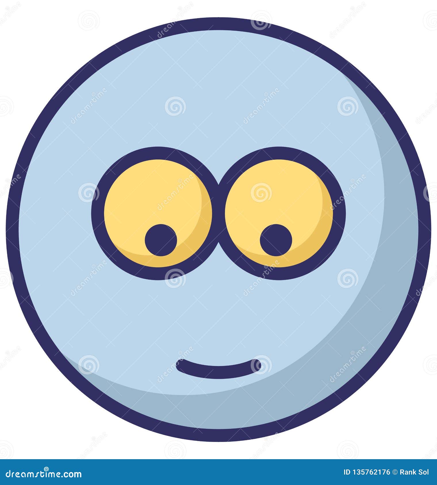 Baffled Emoticon, Stare Emoticon Vector Isolated Icon Which Can Easily ...