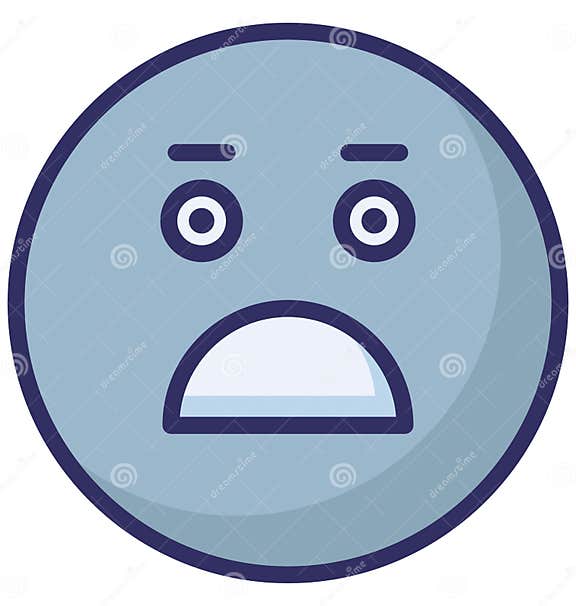 Surprised, Wink Vector Isolated Icon Which Can Easily Modify or Edit ...