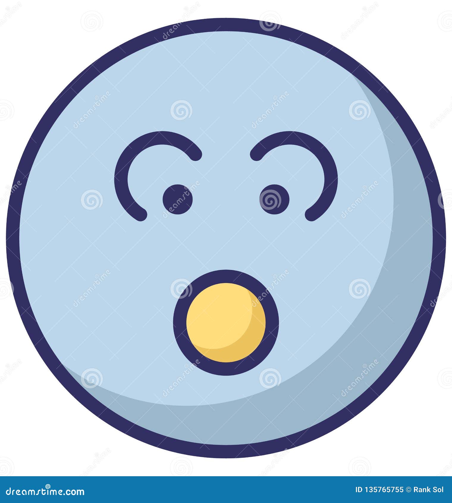 Baffled Emoticon, Stare Emoticon Vector Isolated Icon Which Can Easily ...