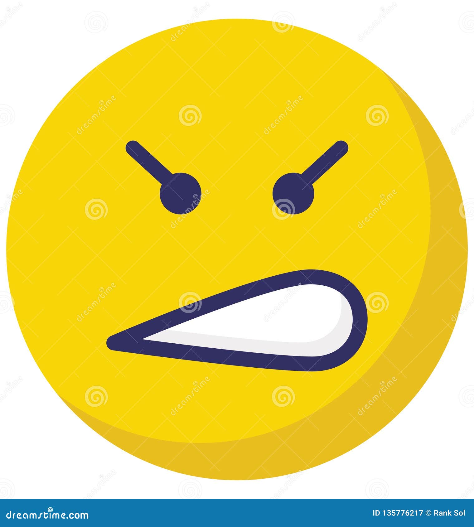 Gaze Emoticon, Stare Emoticon Color Vector Icon Which Can Edit Easily ...