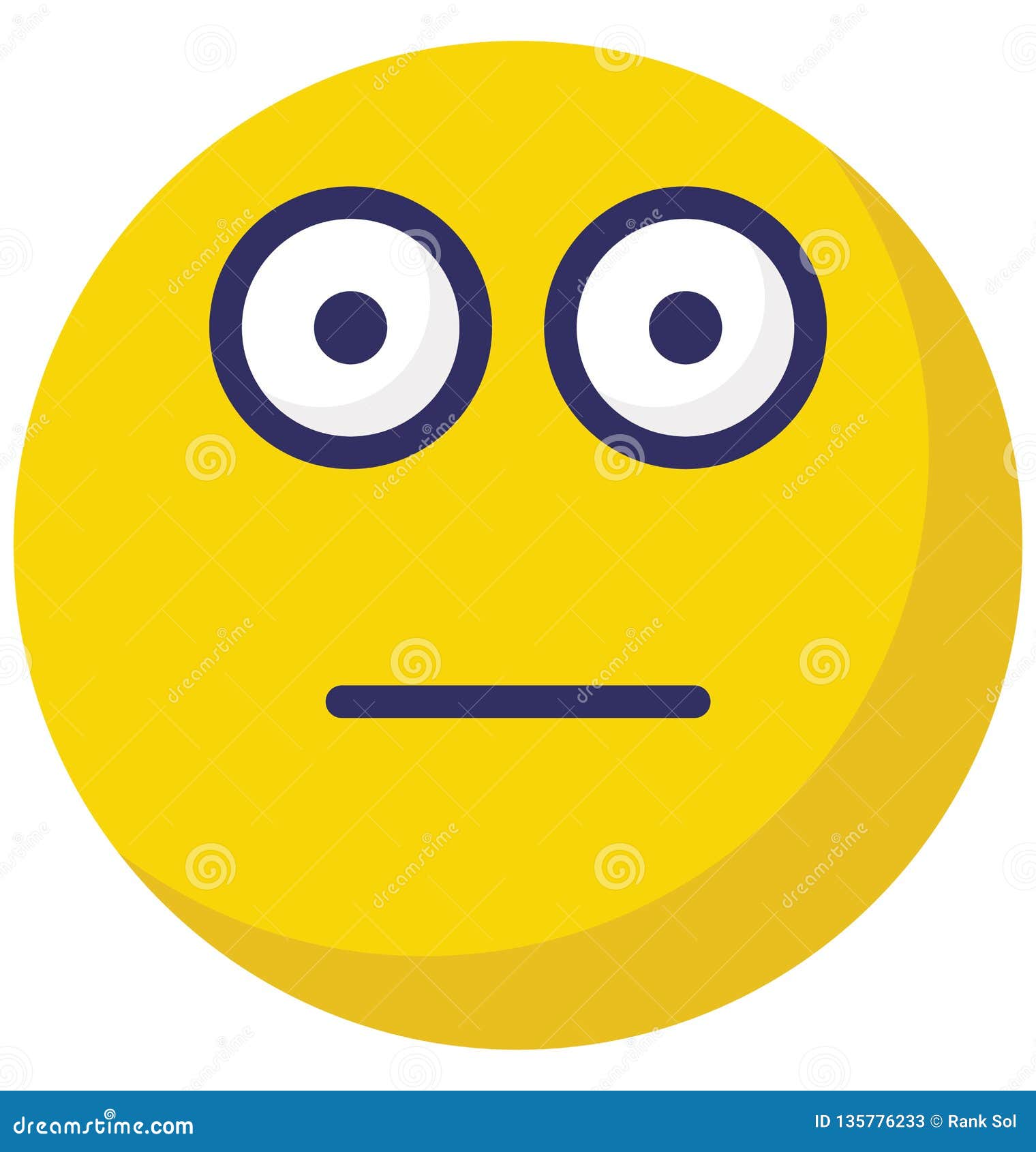 Dull, Emoticons Vector Isolated Icon Which Can Easily Modify or Edit ...