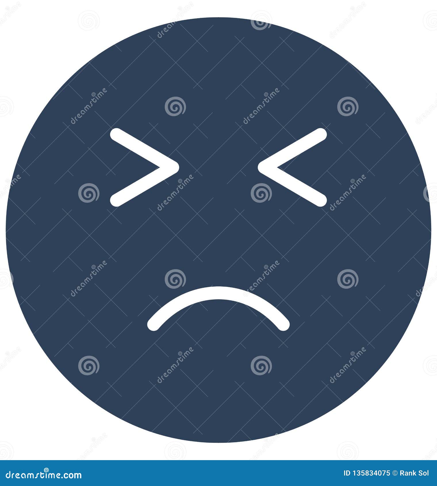 Mind, Smiley Vector Isolated Icon Which Can Easily Modify or Edit Mind ...