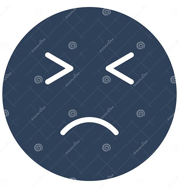 Mind, Smiley Vector Isolated Icon Which Can Easily Modify or Edit Mind ...