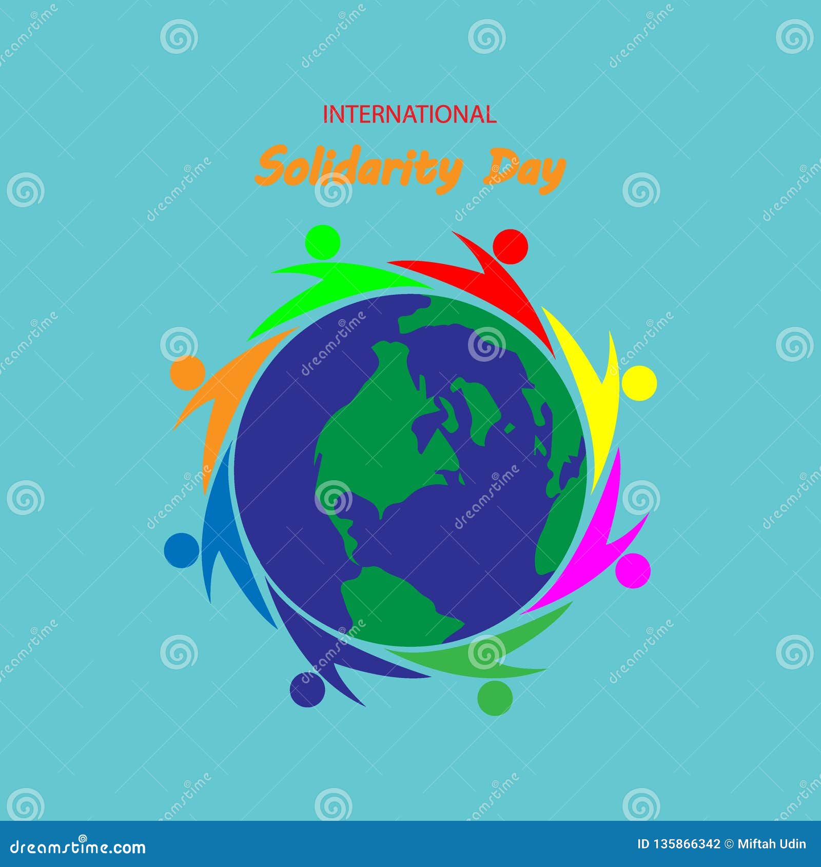 International Day Of Solidarity Of Journalists. Postcard Poster Vector ...