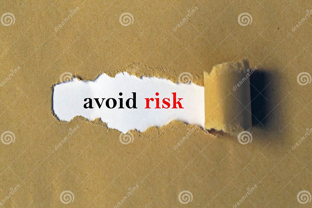 Avoid risk stock photo. Image of black, insure, case - 135985172