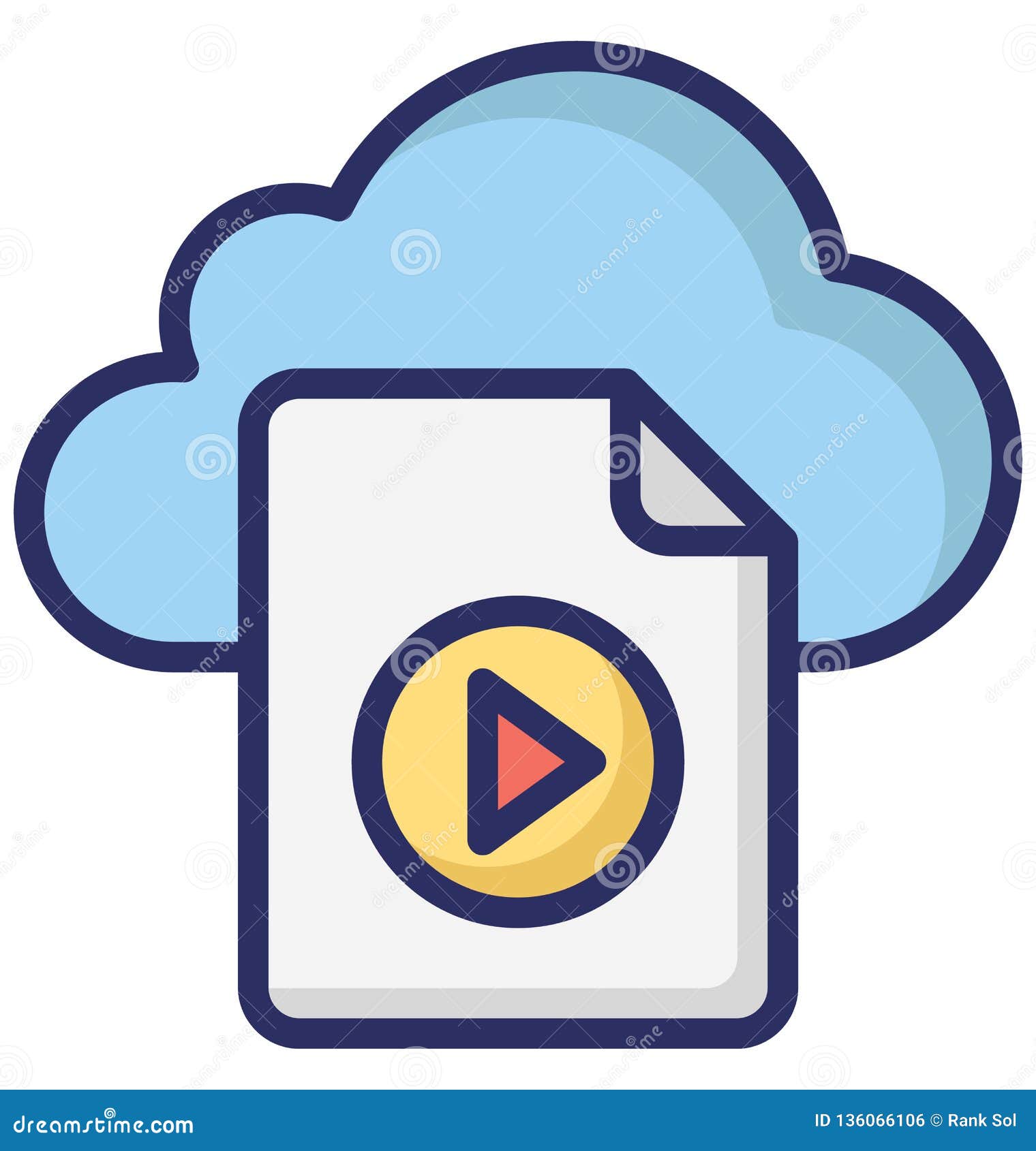 Cloud Pod Isolated Vector Icon that Can Easily Modify or Edit. Stock ...