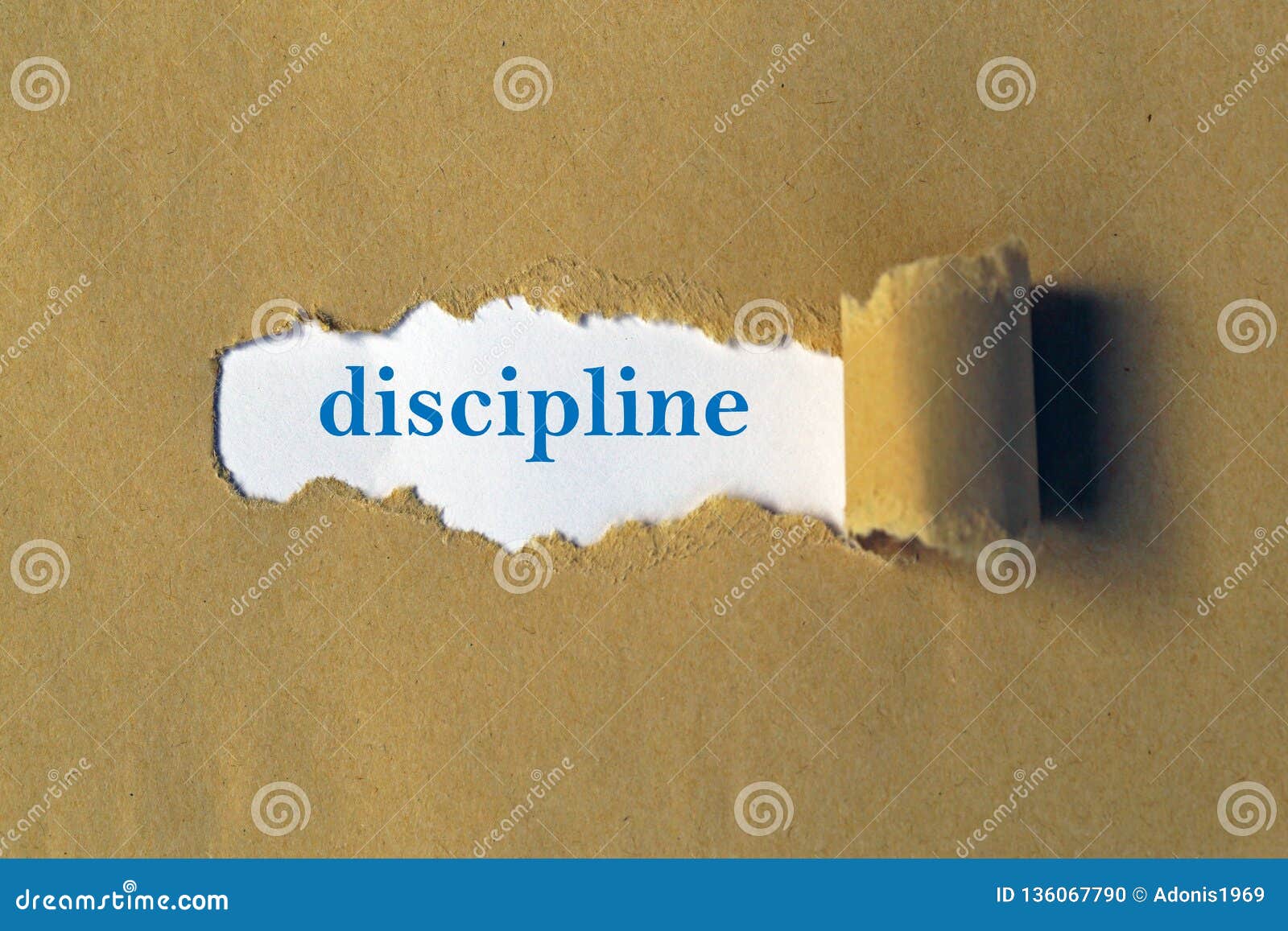Discipline on white stock illustration. Illustration of competing ...