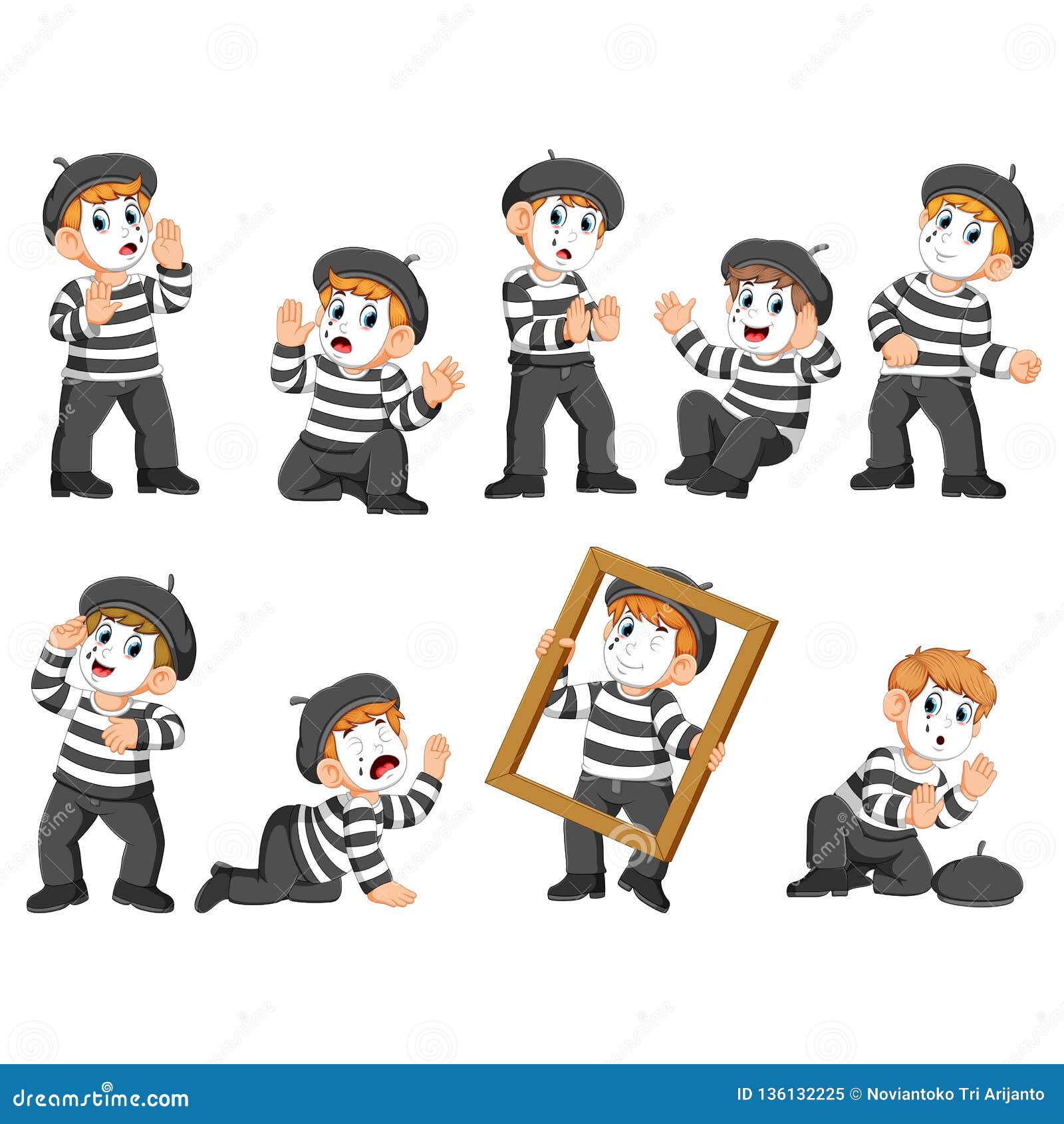 A Collection of Pantomime Boy Acts with the Good and Different Posing ...