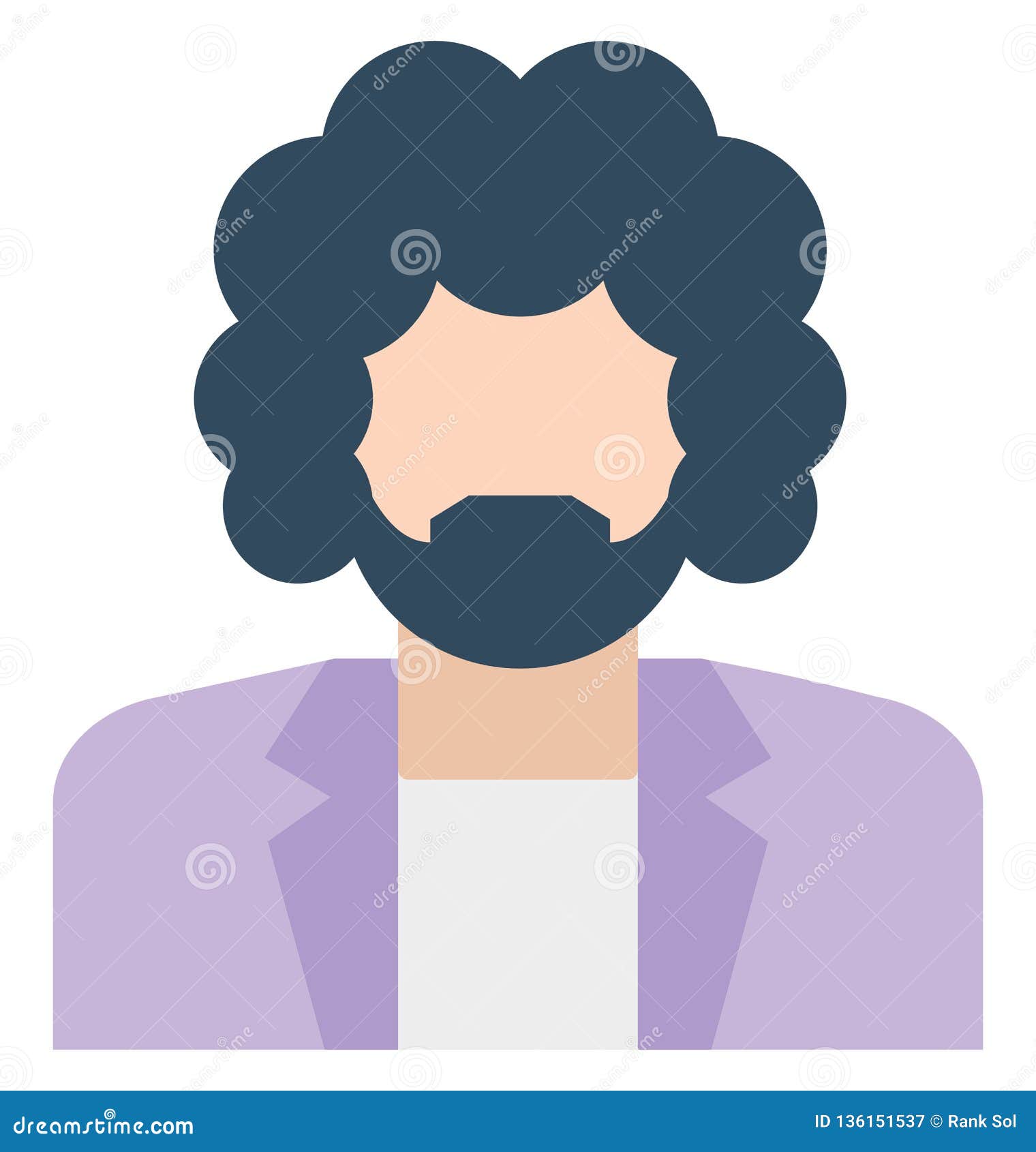 Judge Color Isolated Vector Icons that Can Easily Modify or Edit Stock ...