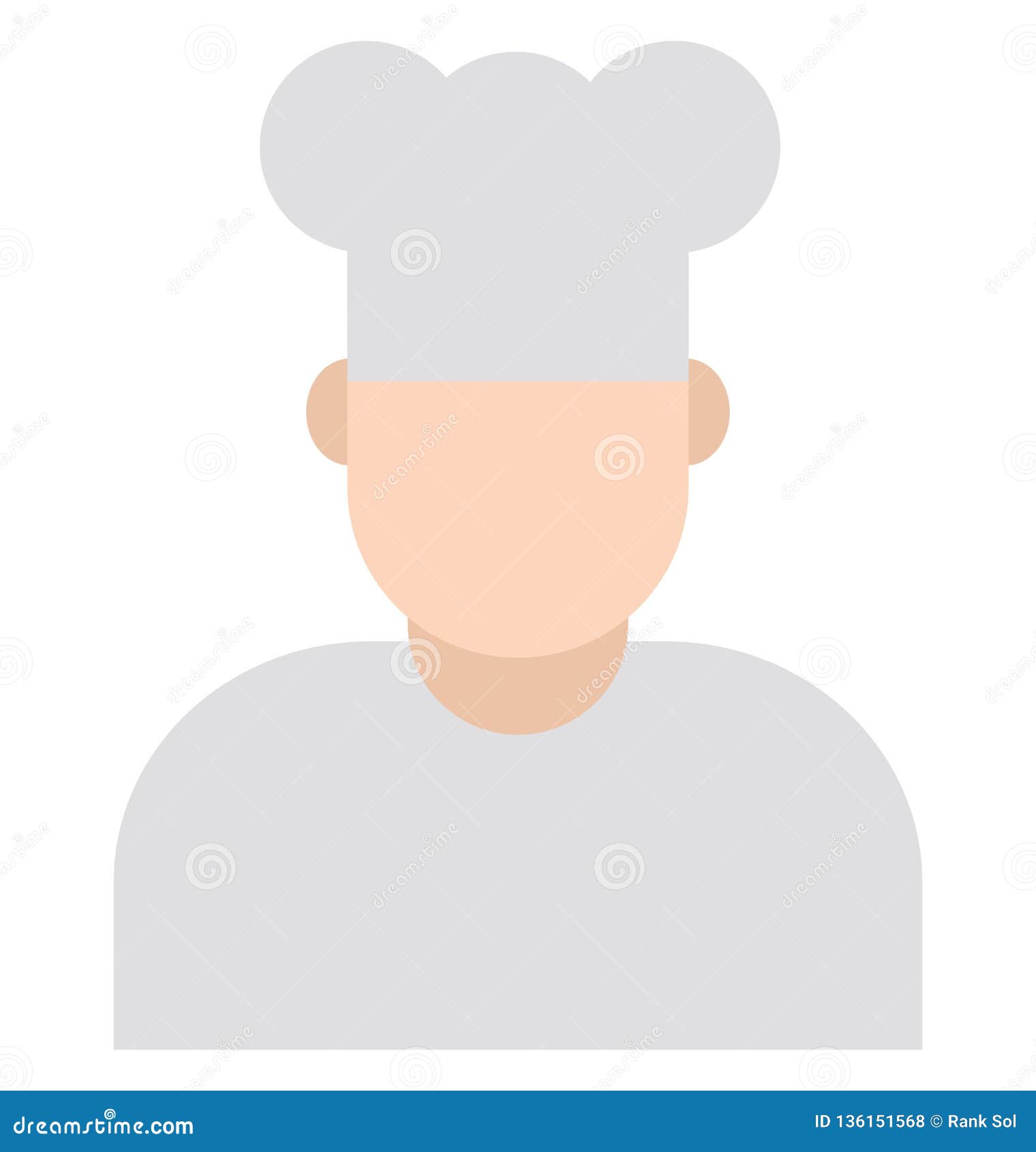 Chef Color Isolated Vector Icons that Can Easily Modify or Edit Stock ...