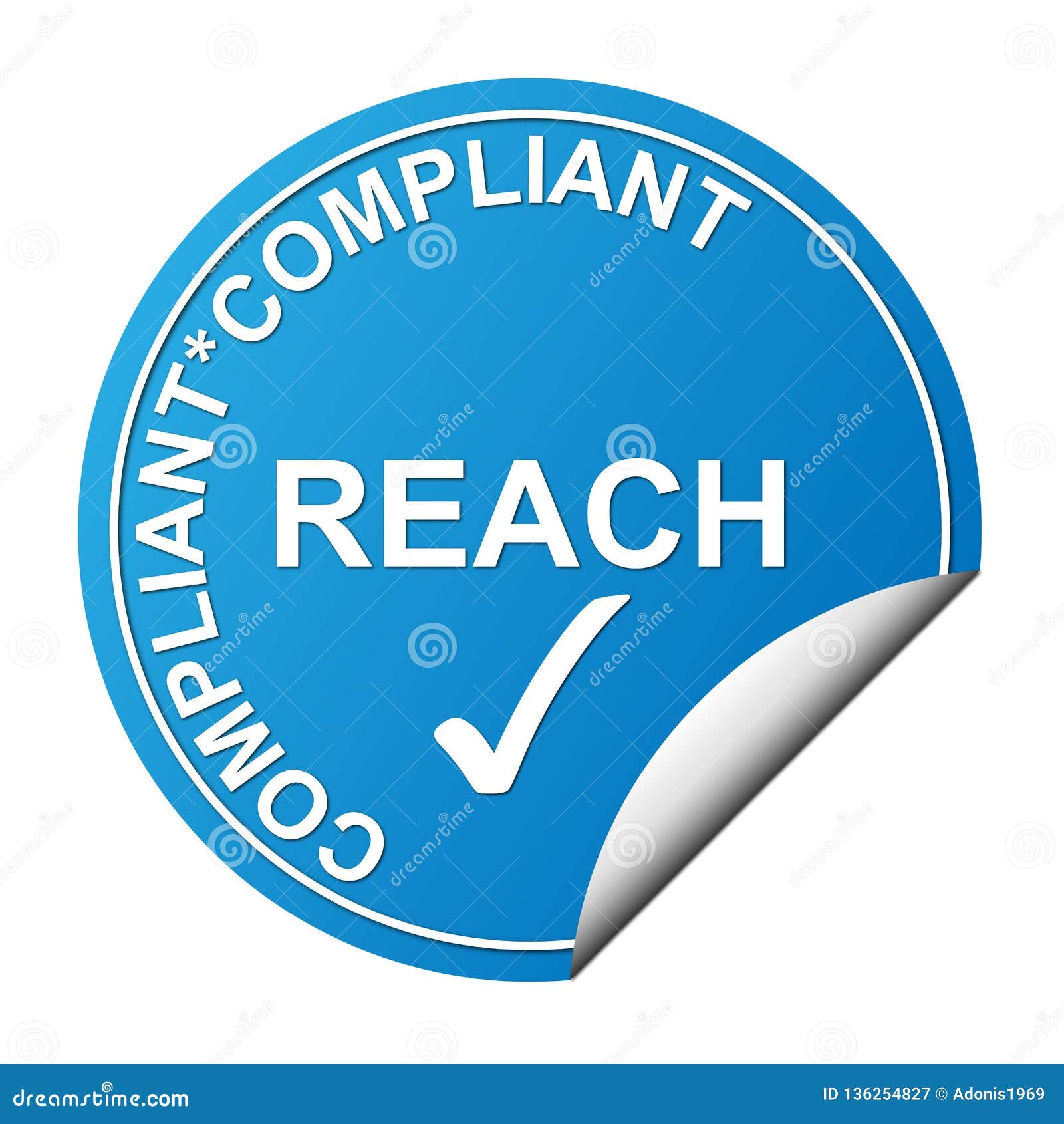 `reach Compliance` And RoHS Compliant Vector Icon | CartoonDealer.com ...