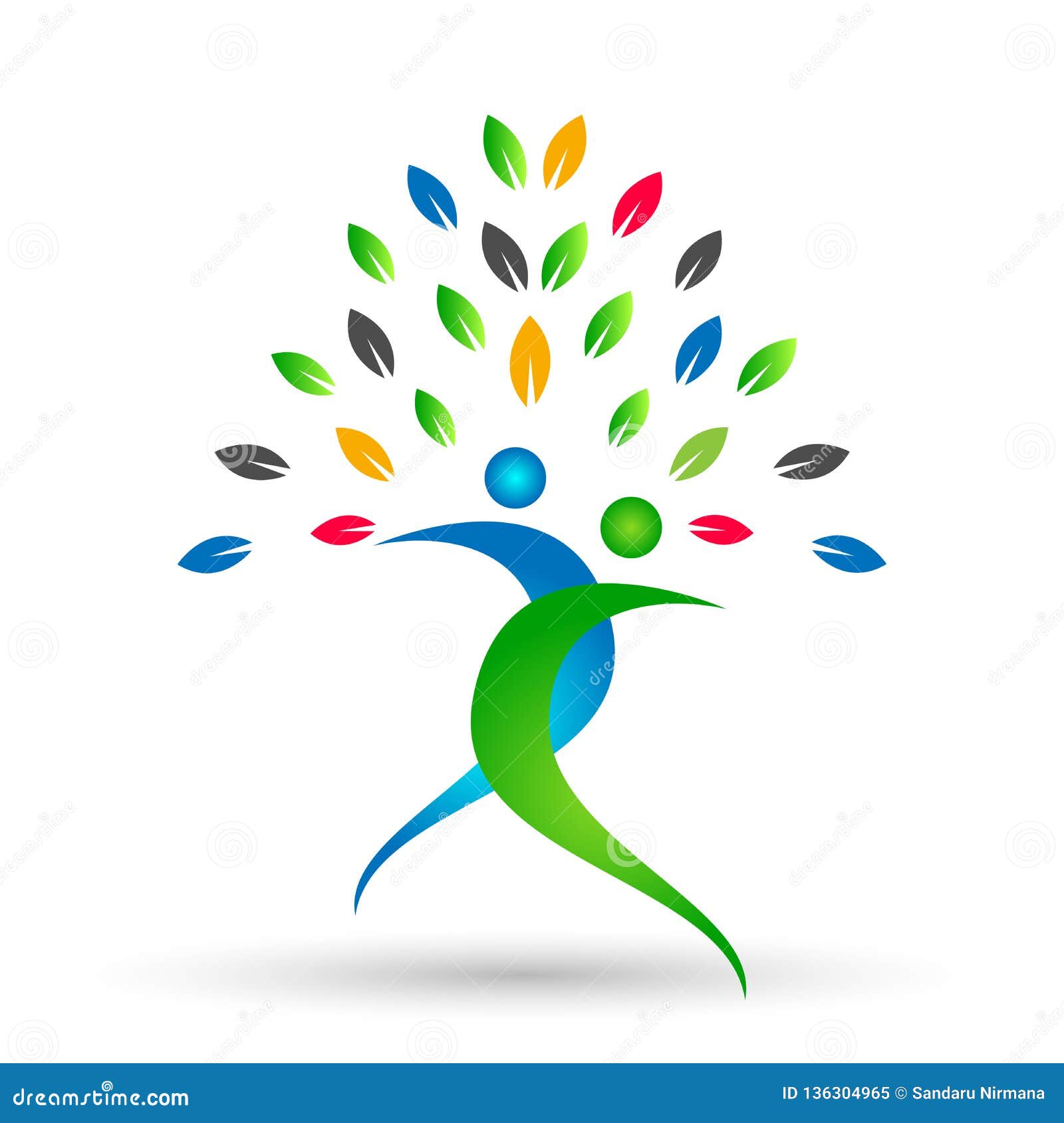 Family Tree in Happy Union Logo, Family, Parent, Kids,green Love ...