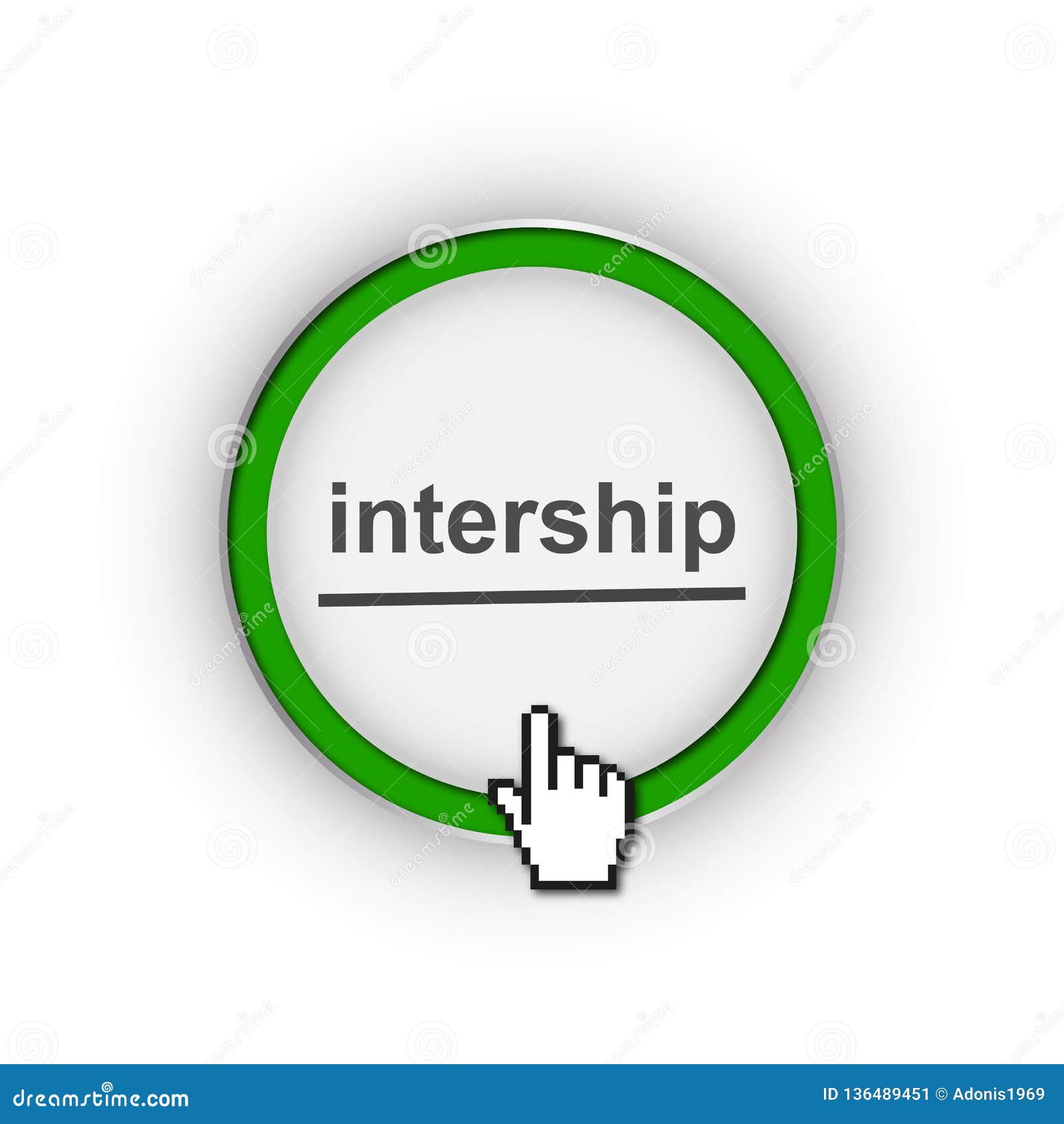 Internship icon stock illustration. Illustration of clipart - 136489451