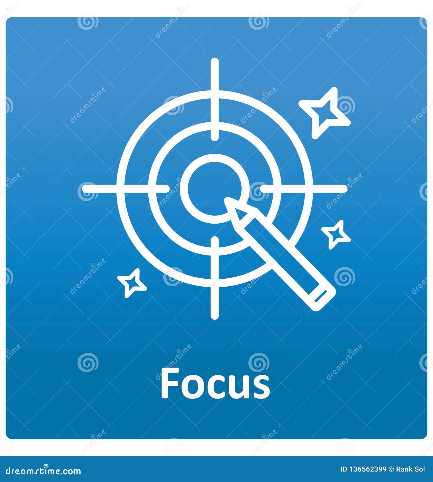 Focus Isolated Vector Icon that Can Easily Modified or Edit. Stock ...