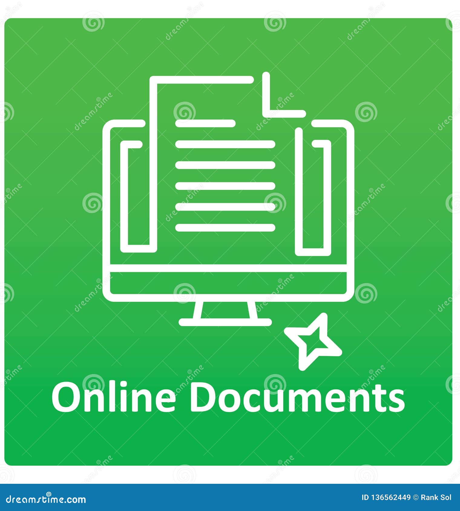 Online Documents Isolated Vector Icon that Can Easily Modified or Edit ...