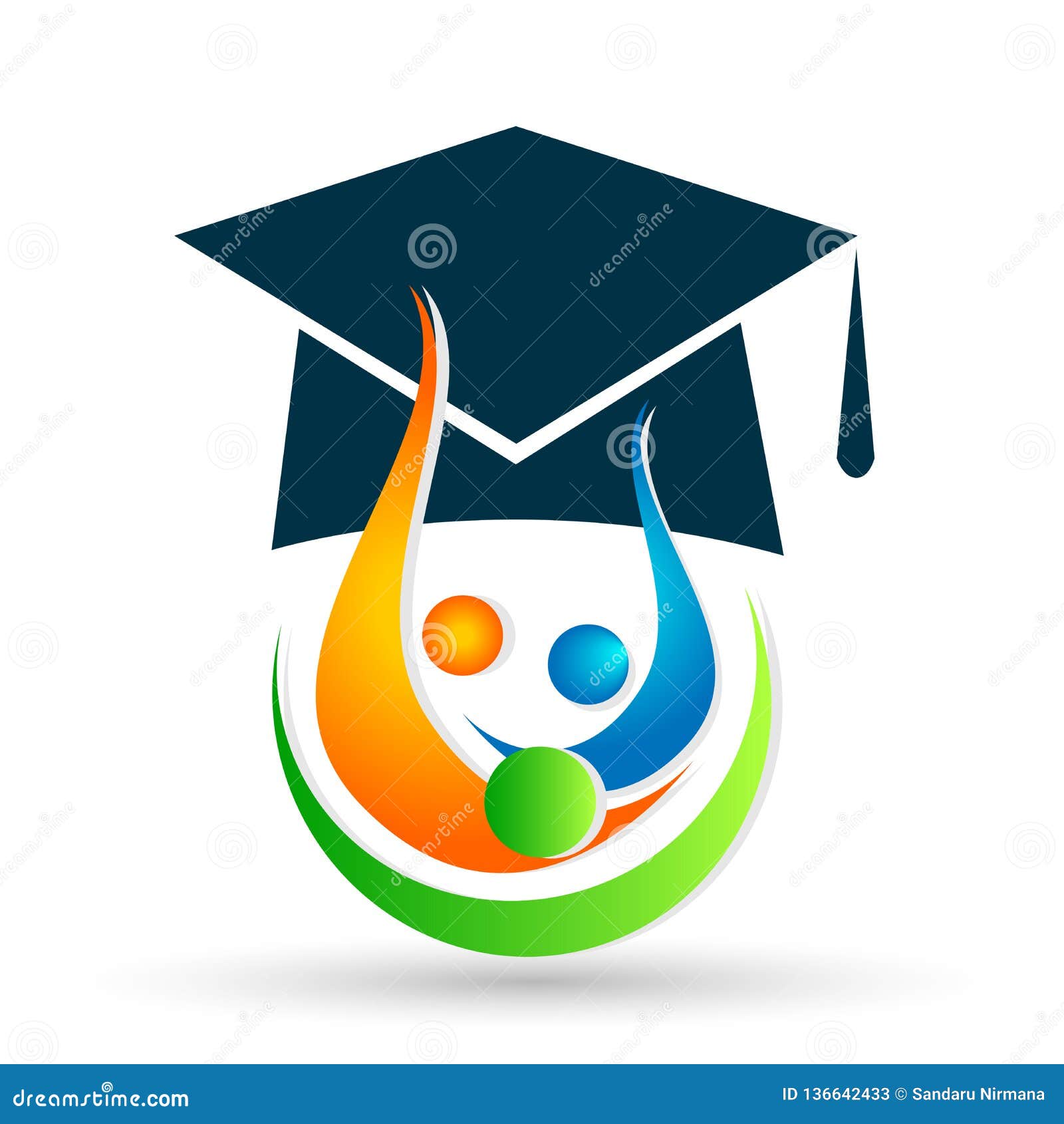 Graduates Academic High Education Students Logo Icon Successful ...