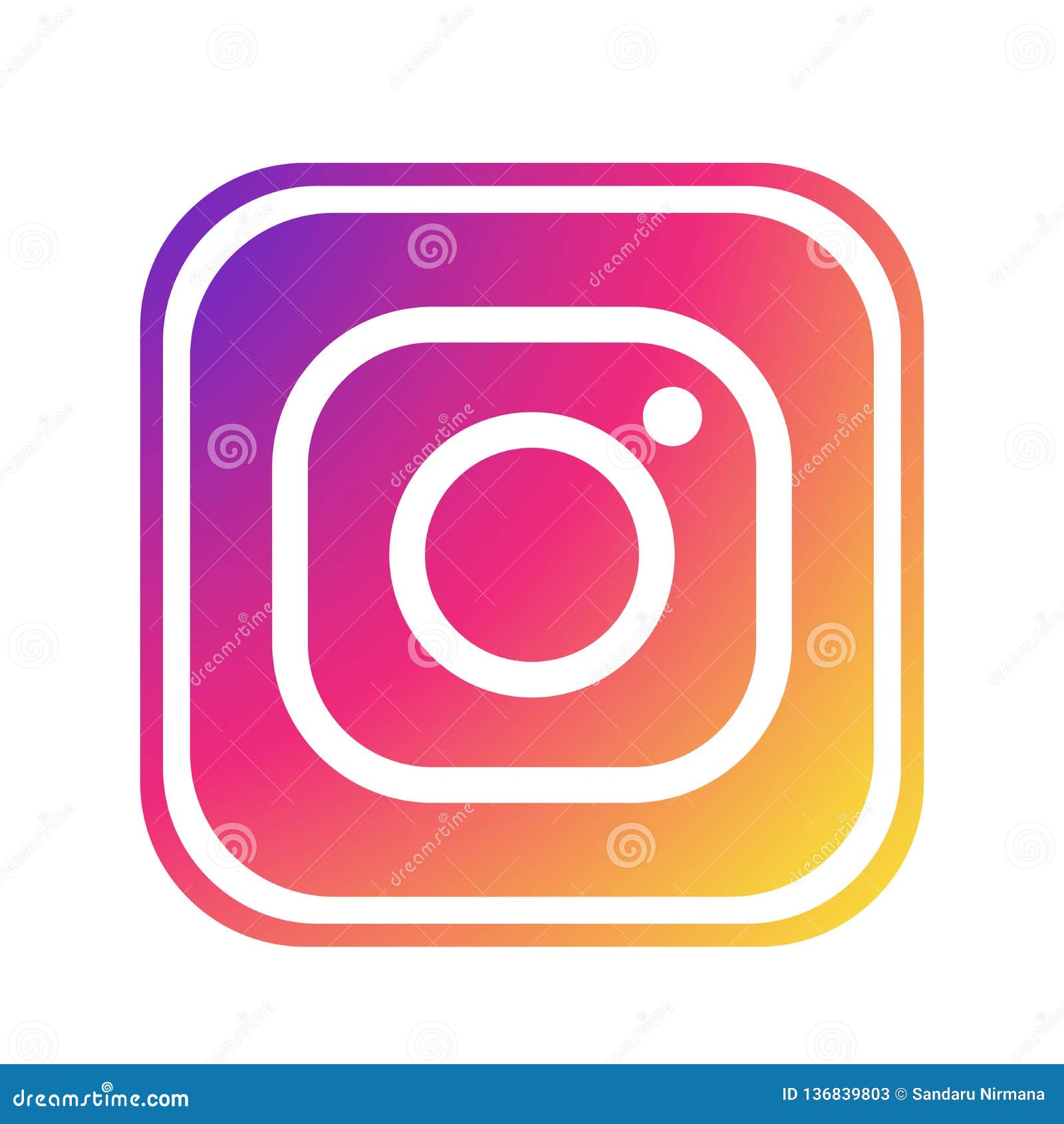 New Instagram Camera Logo Icon Vector with Modern Gradient Design ...