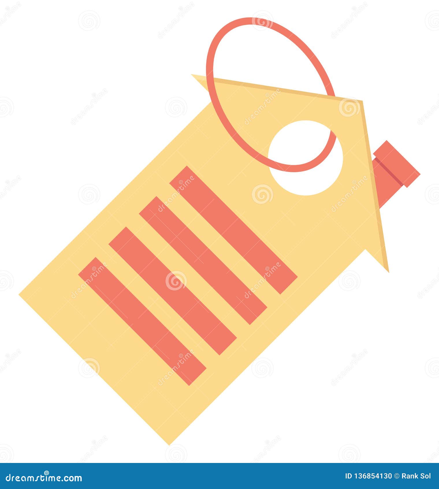 Tag Color Vector Icon Which Can Be Easily Modified or Edit Stock Vector ...