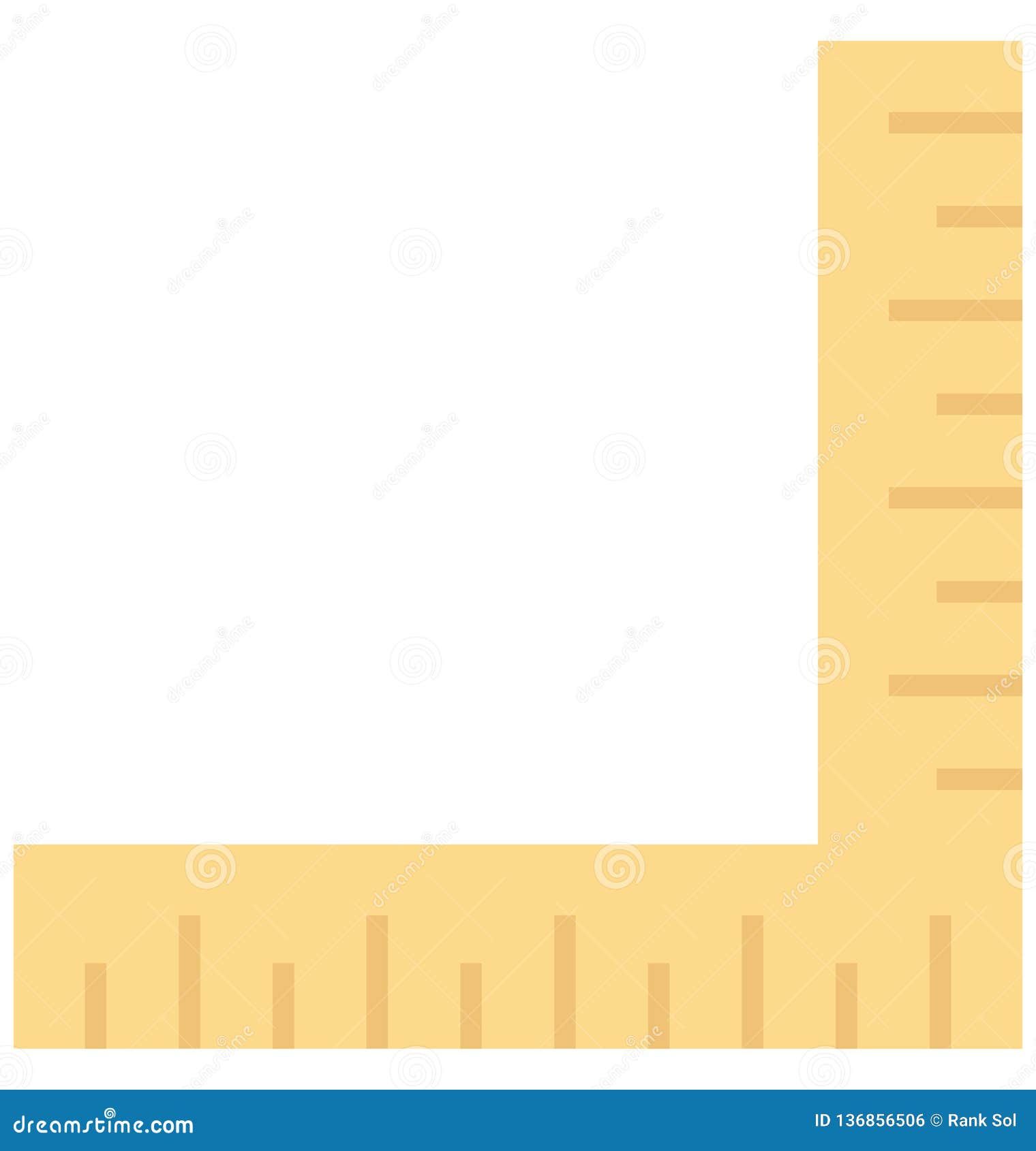 Ruler Color Vector Icon Which Can Be Easily Modified or Edit Ruler ...
