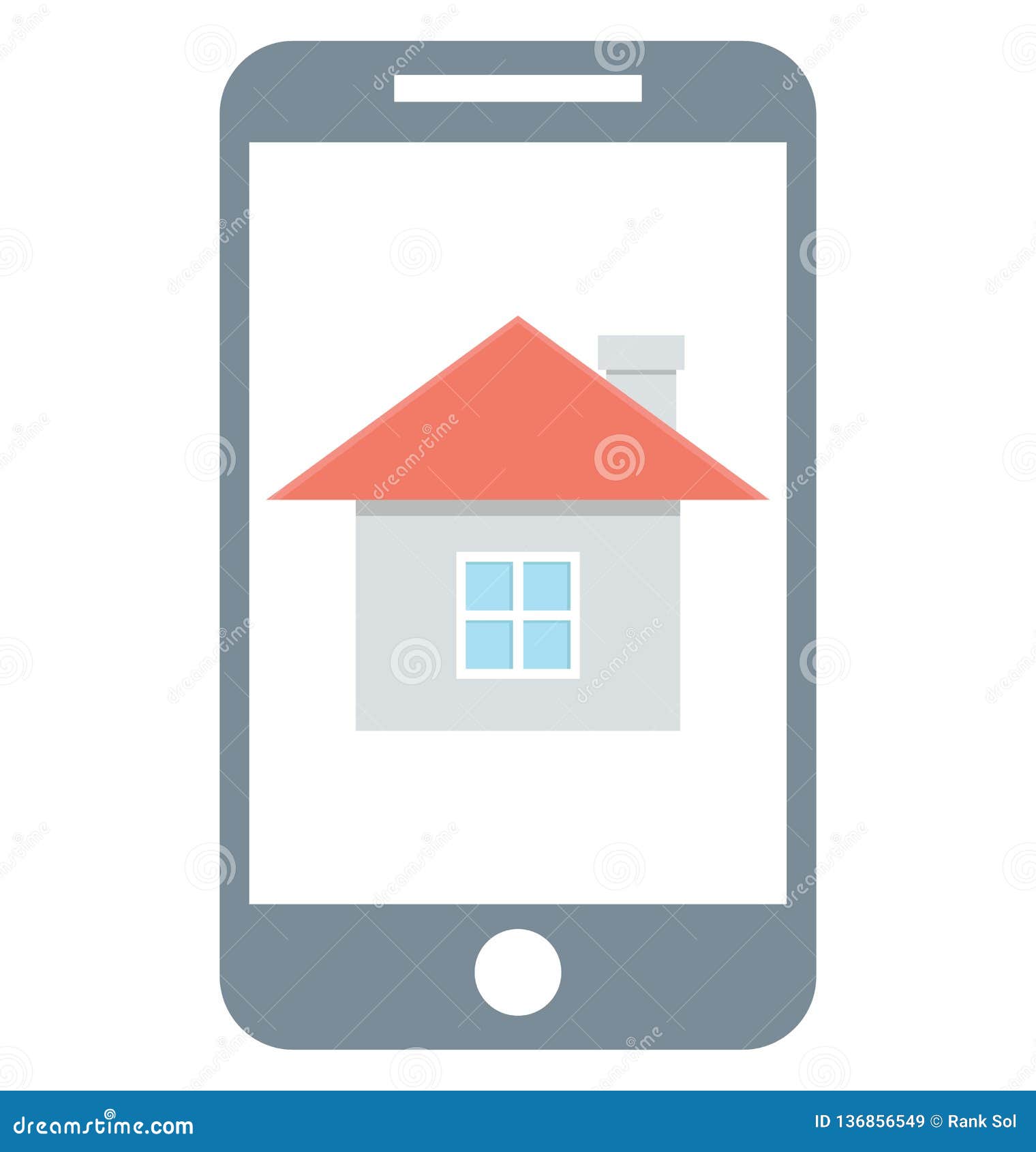 Property App Color Vector Icon Which Can Be Easily Modified or Edit ...